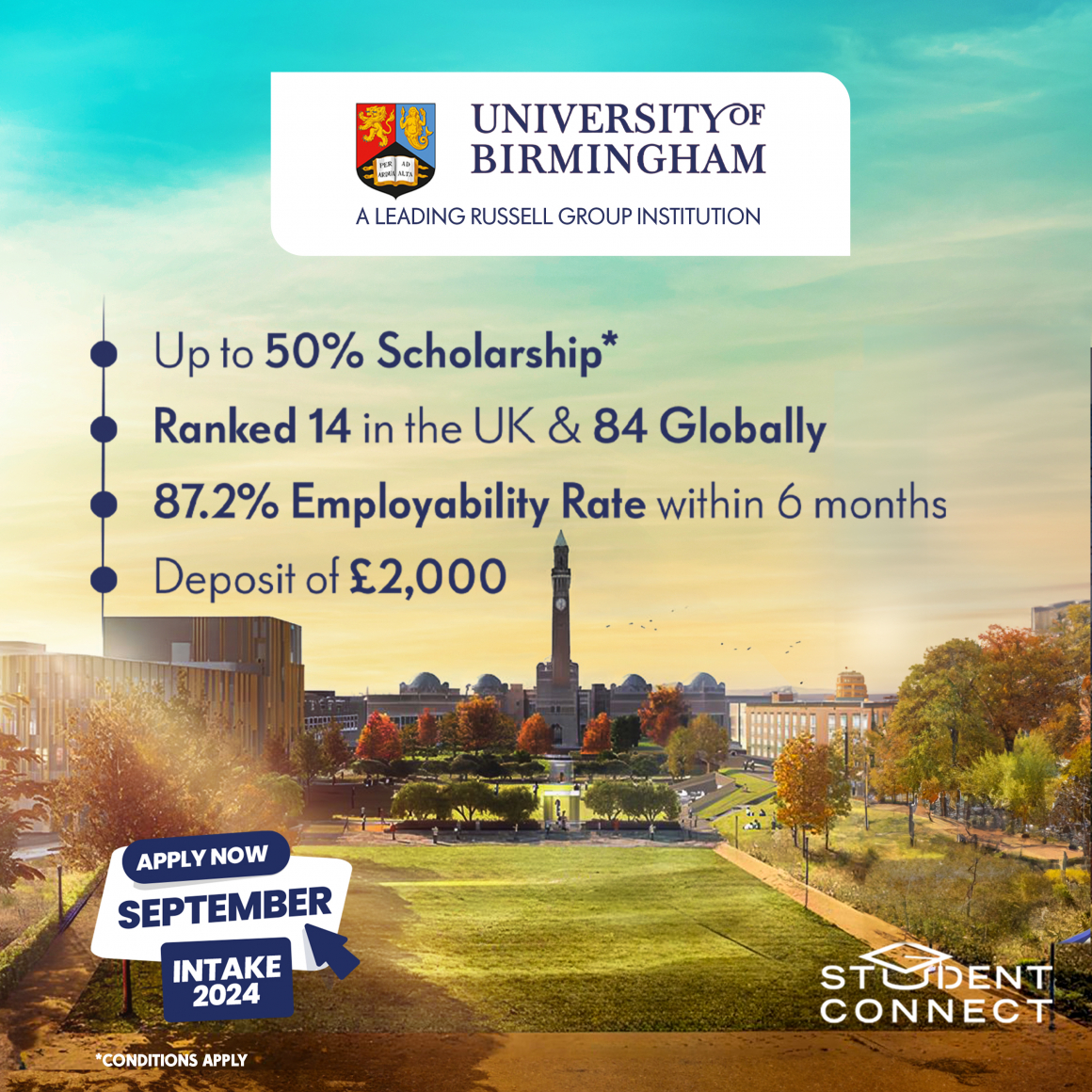 Study in University of Birmingham